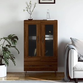 vidaXL Skříň highboard 69,5 x 31 x 115 cm kompozitní dřevo [828292] Barva: Betonová šedá