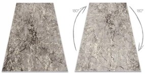 MIRO 52003.801 mycí kobereček Mramor protiskluz šedá velikost 160x220 cm | krásné koberce cz