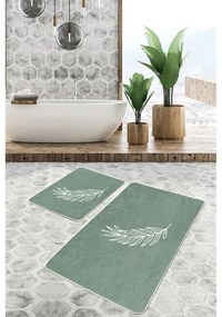 Zelené koupelnové předložky v sadě 2 ks 60x100 cm – Mila Home