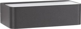 NV 9492590 Venkovní nástěnné svítidlo VIDENO antracitový hliník a čiré sklo LED 10W 3000K 220-240V 270st. IP65 - NOVA LUCE
