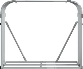 vidaXL Stojan na dřevo 120 x 45 x 100 cm pozinkovaná ocel [364553] Barva: Zelená