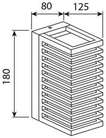 LED svítidlo McLED Corona V, 9W, 4000K neutrální bílá, IP65, černá ML-513.021.19.0