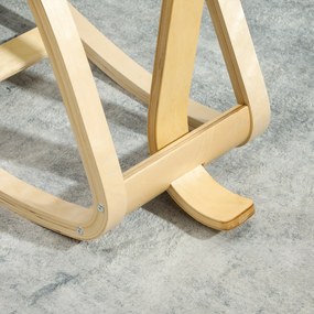 HOMCOM Ergonomická kolenní židle, kolenní stolička, zdravotní židle pro domácnost, kancelář, meditaci, černá