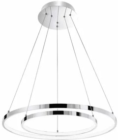 LED lustr Aria 85W 60 chrome stmívatelné