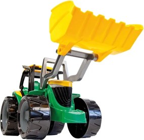 Traktor se lžící 65 cm zelená/žlutá