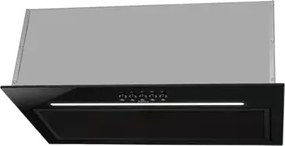 Amica OMP6255BG černá / Digestoř / vestavná / 389 m3/h / 3 rychlosti /
