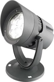 NV 742071 Venkovní reflektor NORTH hliník tmavě šedá a sklo LED 18W 3000K 100-240V 48st. IP65 - NOVA LUCE