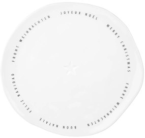 Räder Bílý porcelánový talíř MERRY CHRISTMAS