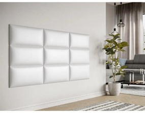 Čalouněný nástěnný panel Pag 60x30, barva: ekokůže Soft 017 (bílá)