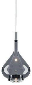 Lodes 14822 4327 Sky-Fall Medium, závěsné svítidlo z kouřového skla, 14W LED 2700K dim, výška 38cm