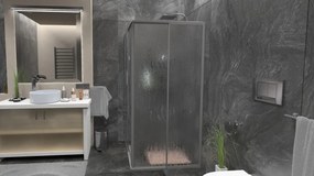 RIO CHROM 80-90 Sprchový kout čtvercový