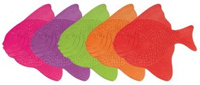 Dětské protiskluzové podložky v sadě 5 ks do vany 16x16,5 cm Poissons – MSV