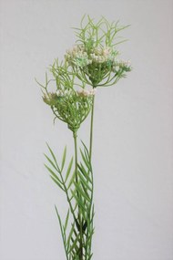 Bílorůžová umělá polní rostlina 70 cm