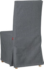 Potah na židli IKEA  Henriksdal, dlouhý barva šedá látka pletený vzor