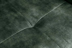Designová židle Natasha tmavě zelený samet