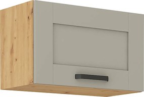 LUNA sa | horní skříňka 60 GU-36 1F výklopná | 60 cm | artisan/světle šedá