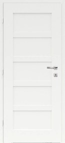Classen Lukka Interiérové dveře rámové, 60 L, 646 × 1985 mm, fólie, levé, bílé, plné