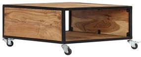 Konferenční stolek 70 x 70 x 32 cm masivní akáciové dřevo - Default Title