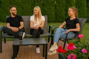 TRENDIE Sestava zahradního nábytku - pohovka, 2 židle a stolek