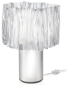 Slamp Accordéon, designové stolní lampa s prismou, 2x12W E27 + 1x6W E14, výška 48cm