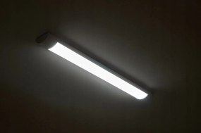 BERGE Sada 4 x povrchově montovaných LED svítidel 36W 120cm zářivkový panel pro garáž a dílnu