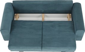 Extra prostorná pohovka, modrá / mentolová / světle šedá, Gilena BIG SOFA