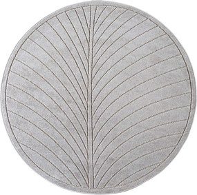 Kulatý vnitřní a venkovní koberec ve stříbrné barvě ø 160 cm Nova 1204 – Ayyildiz Carpets