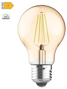 Diolamp LED Filament žárovka A60 Amber 8W/230V/E27/2700K/940Lm/360°/Step Dim