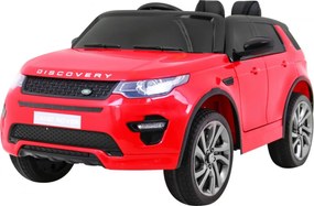 Ramiz Land Rover Discovery elektrické auto pro děti červené SUV + dálkové ovládání