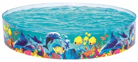 BESTWAY Dětský bazén s pevnou stěnou Bestway Sea 244x46 cm