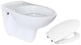Mereo, WC závěsný klozet vč. sedátka CSS117, VSD74S1