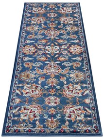 Hanse Home Collection koberce Kusový koberec Luxor 105634 Caracci Blue Multicolor - 80x240 cm