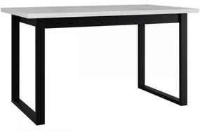 Rozkládací jídelní stůl Elarno 80 x 140/180 III, Barva dřeva: bílá-L