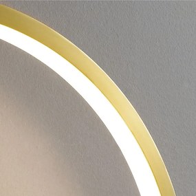 Toolight Toolight, LED nástěnné svítidlo 50cm 17W APP1390-CW, zlatá lesklá, OSW-00916
