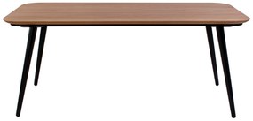 OnaDnes -20% Dřevěný jídelní stůl RAGABA CONTRAST 180 x 90 cm s černou podnoží