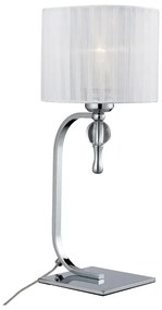 Retro stolní lampa Impress bílé