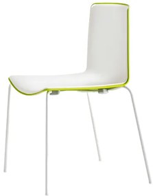 PEDRALI - Židle TWEET 890 bicolour DS - bílo-zelená