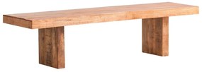 furniture-nabytek.cz - Masivní lavice Countryside z mangového dřeva, lakovaná, hnědá – 170×45 cm