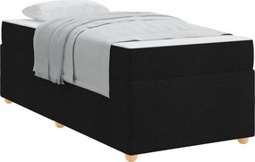 Rám postele s matrací Černá 90 x 200 cm textil 3399330