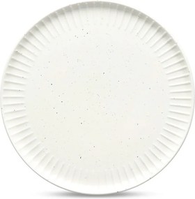 Bílý dezertní talíř ø 21 cm Ora Gloss – Salt&amp;Pepper