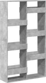 Knihovna betonově šedá 100 x 33 x 175 cm kompozitní dřevo 3309405