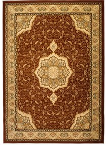 Kusový koberec klasický vzor 2 hnědý 150x295cm