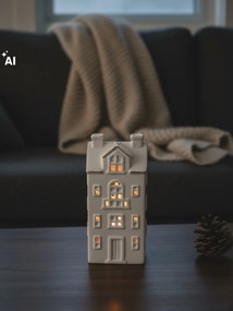 Sinsay - Vánoční LED lampička ve tvaru domečku - bílá