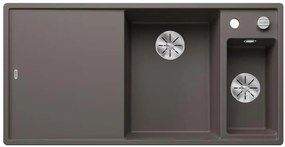Blanco Axia III 6 - Silgranitový dřez, 1000x510 mm, s ovládáním odtoku a příslušenstvím, InFino, šedá 527229
