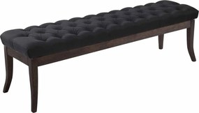 Lavice Ramses látka antik-dunkel 150 cm – černá