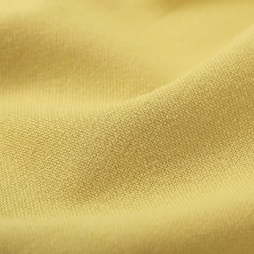 Goldea napínací prostěradlo ze lněné směsi - žluté 80 x 200 cm
