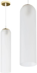 Toolight Skleněné závěsné stropní svítidlo APP665-1CP White