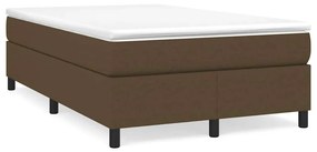 Box spring postel s matrací tmavě hnědá 120x190 cm textil 3269686