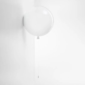 Nástěnná skleněná svítidla Memory Wall připomínající nafukovací balónky Barva: Bílá, Průměr: 250 mm, Sklo: Lesklé