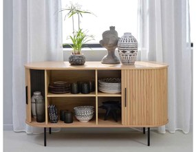Designová komoda Vasiliy 140 cm přírodní dub